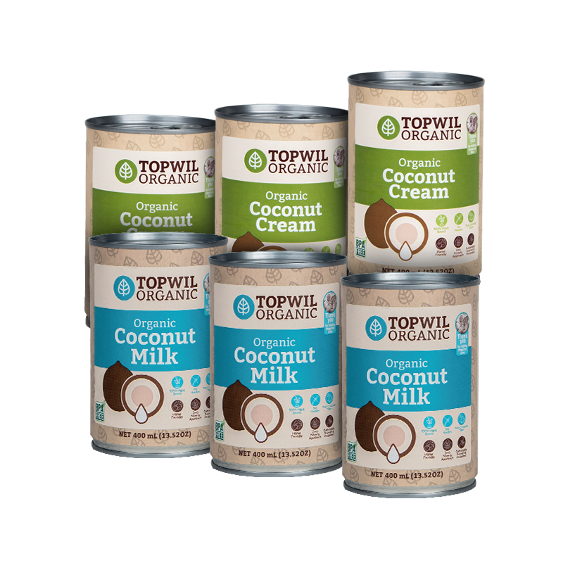 Organic Coconut Milk & Cream 400ml (6 Cans) – One Market