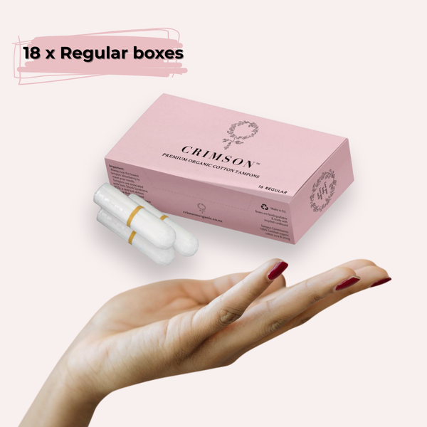 Regular Organic Cotton Tampons - 18 Box Workplace Pack – One Market